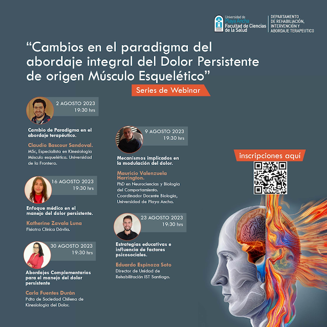 Se inicia serie de webinars sobre manejo del dolor persistente de ...