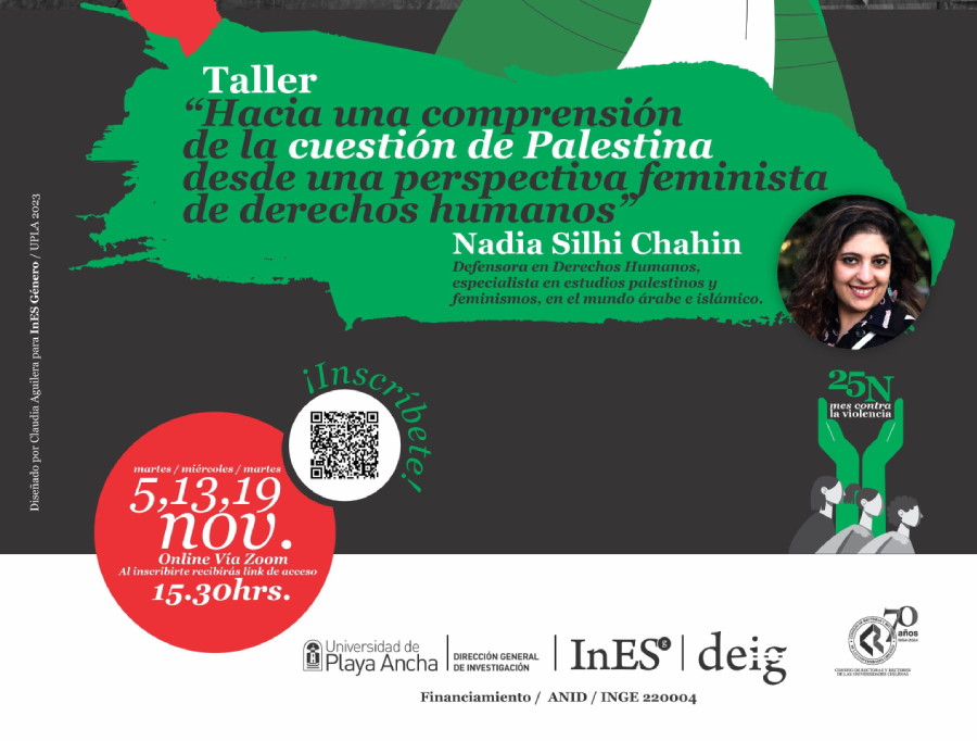 Activista Nadia Silhi Chahin aborda la cuestión palestina con ...
